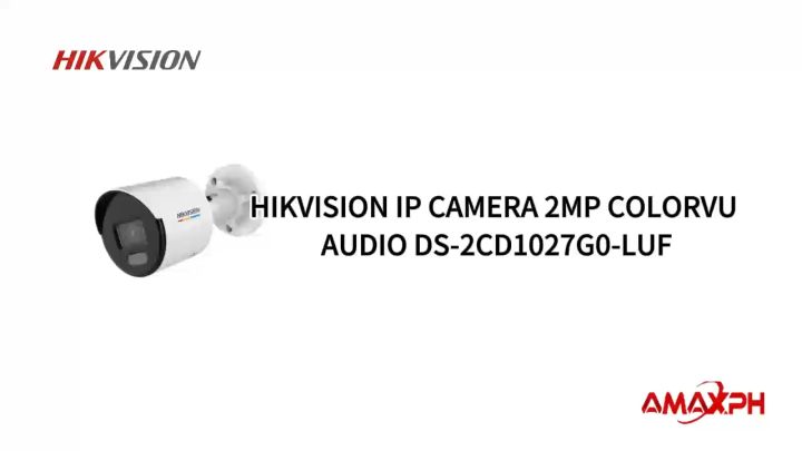 Hikvision IP Security Camera 2MP/4MP HD Full-color With Audio Bullet ...