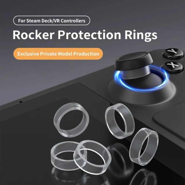 8Pcs Gamepad Controller Joystick Elastic Guard Rings Reduce Noise ...