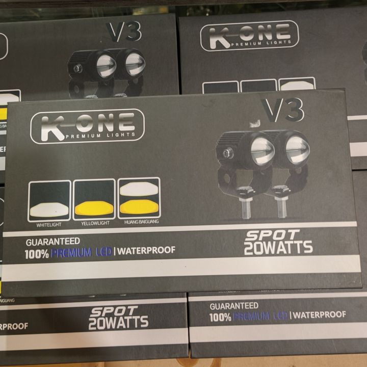 K-ONE MINI DRIVING LIGHT SET with DOMINO SWITCH L/R and RELAY | Lazada PH