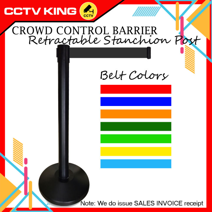 CCTV King Stanchion Post, Crowd control barrier, Stand Post, Belt Post ...