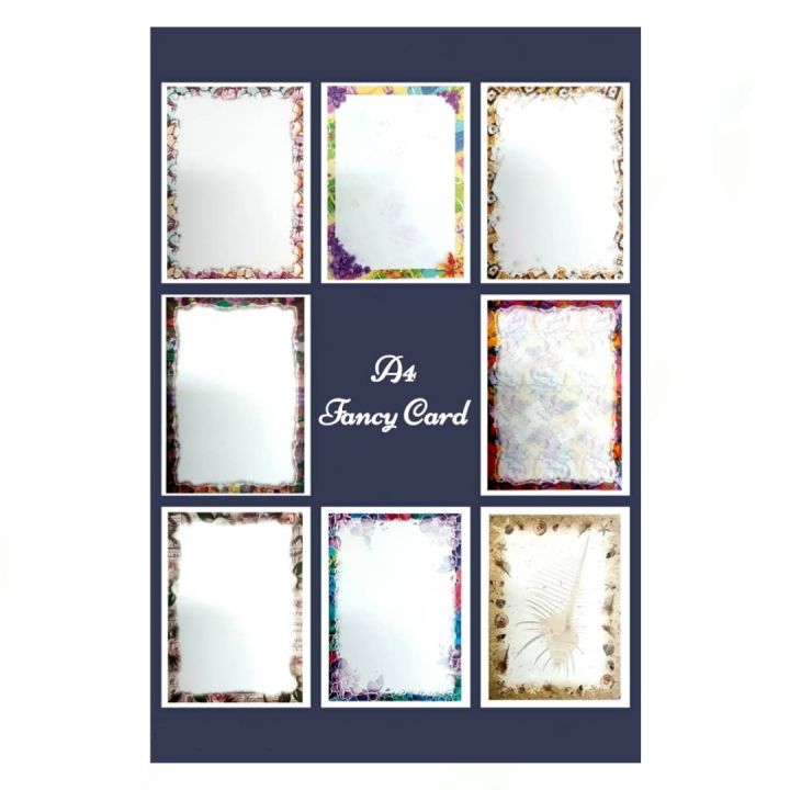 A4 Fancy Card / Kertas Folio / Project Paper 80gsm (00802) (1pack10s ...