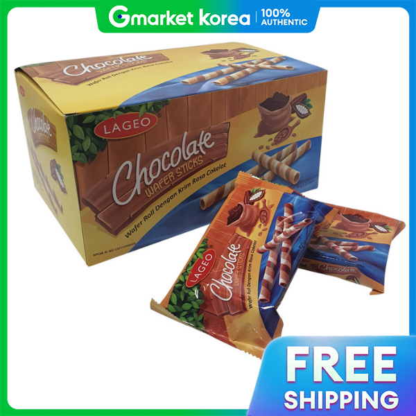 Lazio Chocolate Wafer Sticks 40g x 20 Packs 1 Box Free Shipping | Lazada PH