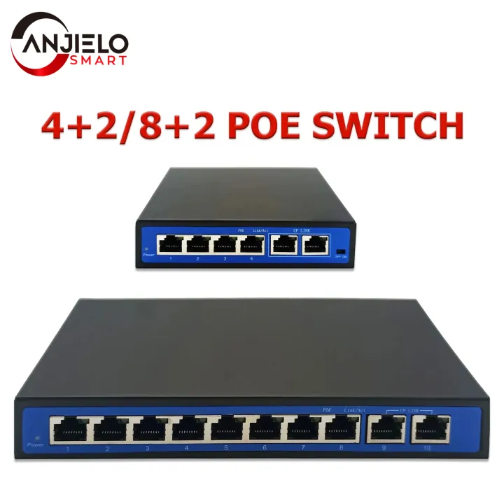 4 Port 10/100M Ethernet Uplink PoE Switch for IP Video Door Phone ...