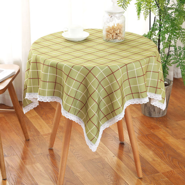 Tablecloth Dustproof Rectangular Square round Table Tablecloth Coffee ...