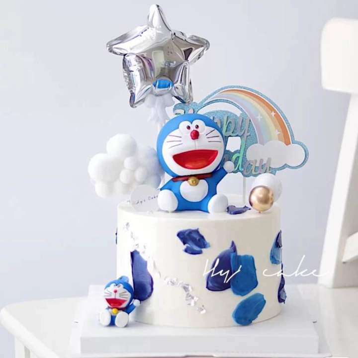 Doraemon Cake Topper Decoration | Doraemon Birthday Cake Figurine ...