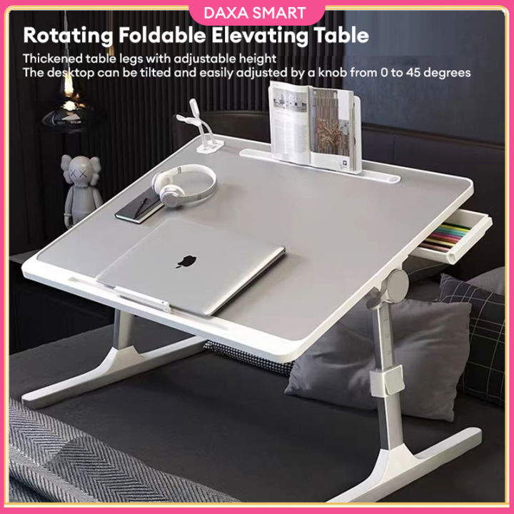 Bed Foldable Table Portable Computer Desk Bed Table Anti-slip Bed ...