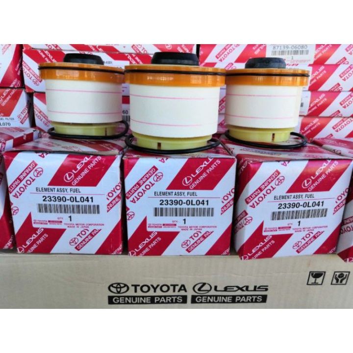 TOYOTA Fuel Filter Innova Fortuner Hilux SKU: 23990-0L041 ; 23390-YZZA1 ...