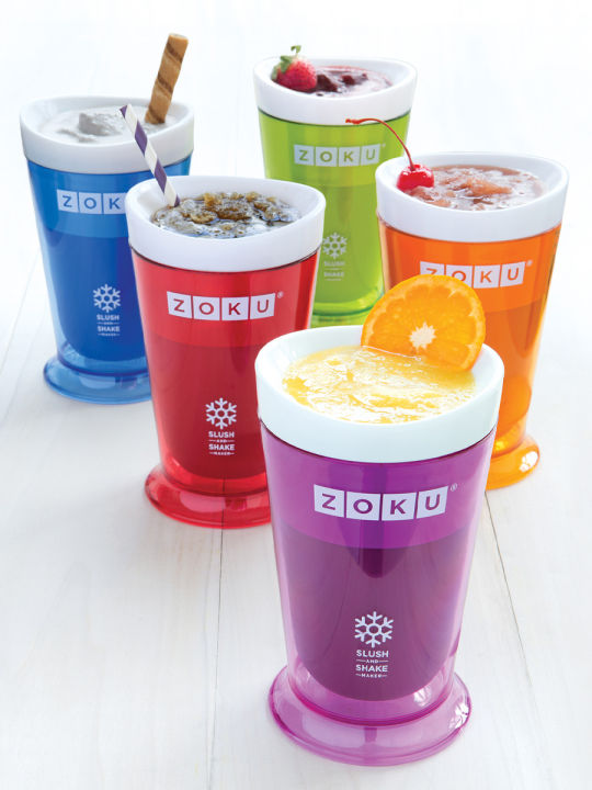 Zoku Homemade Slush and Shake Maker Milk Shake Cup Ice Cream Machine ...