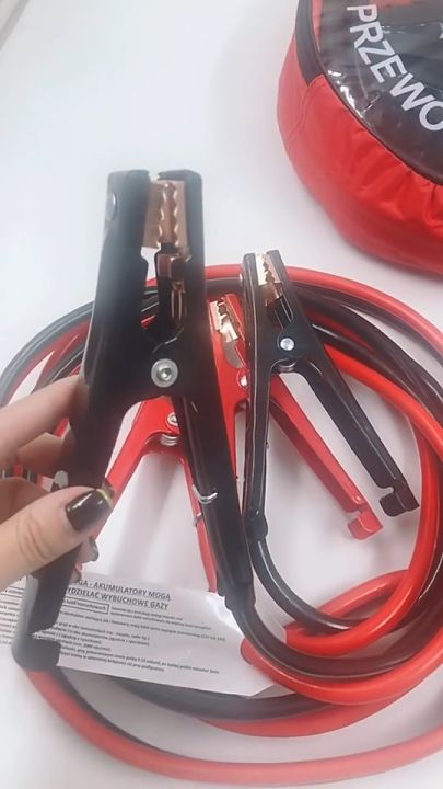 Portable Plug Clip Jump Starter Car Emergency Battery Booster cable ...