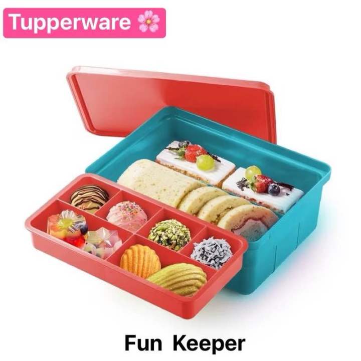 Tupperware กล่องข้าว กล่องเบนโตะ Fun Keeper | Lazada.co.th