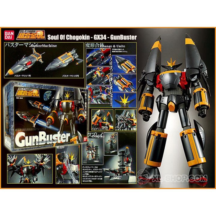 หุ่นเหล็ก Soul Of Chogokin SOC GX-34 Gunbuster | Lazada.co.th