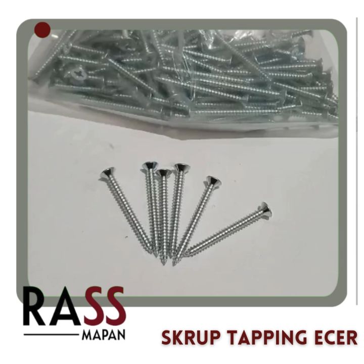 Skrup Sekrup Tapping Baut Mur Screw JF Kayu Mebel Olimpik 1 bungkus isi ...