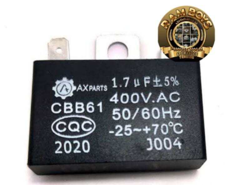 capacitor square 1.7 uf 450V electric fan capacitor | Lazada PH