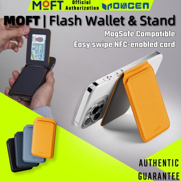 MOFT Flash Wallet & Stand/Leather Magnetic Wallet,Pocket Pouch Card ...