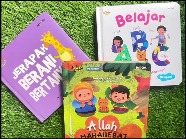 Buku Anak TK PAUD Cerita Dongeng Bergambar Board Book Dua Bahasa Aku Suka Berbagi Anak Balita ...