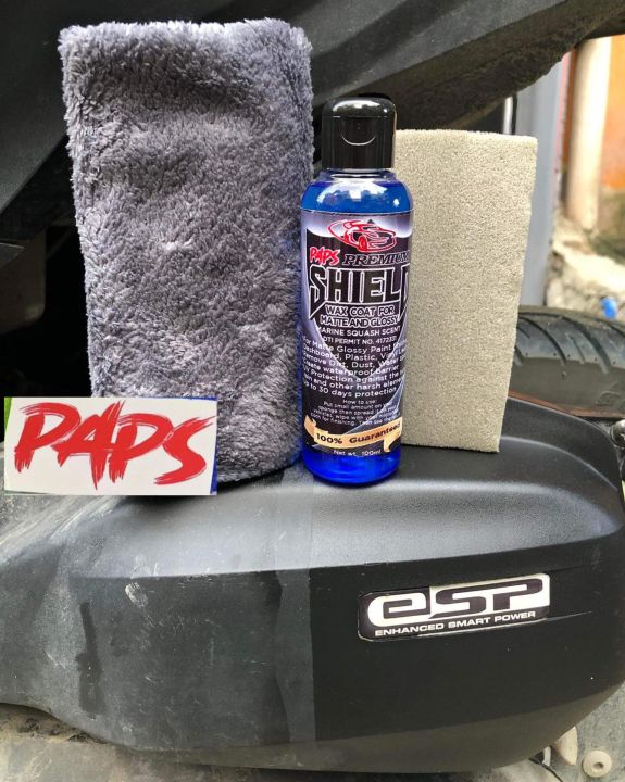 Shield Wax Coat Matte/Glossy Coat w/ free Sponge and Cloth JK 100% ...