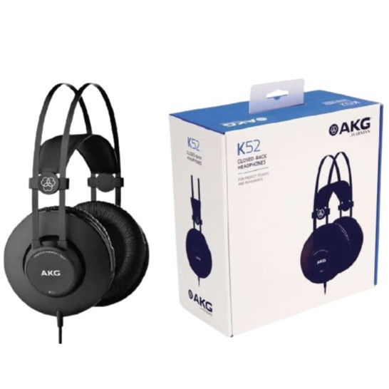 AKG K52 Closed Back Studio Recording Headphones | Lazada PH