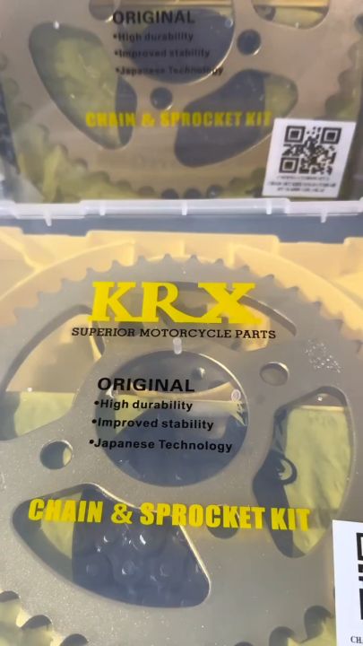 HIGH QUALITY KRX GOLD CHAIN SET / CHAIN AND GOLD SPROCKET SET / TMX ...