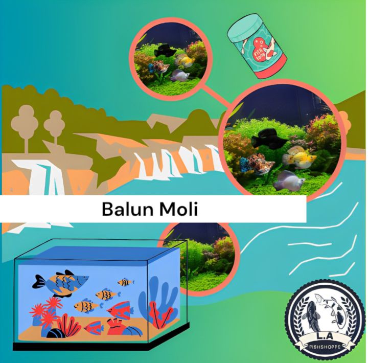 Colorful Decorations Balun Moly For Aquarium, 3 Pieces | Lazada PH