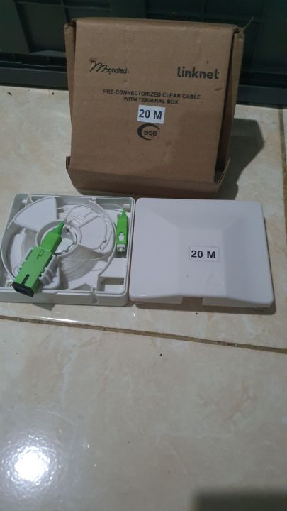 Roset Prexo / Prekso Kabel Fiber Optic Transparan Indoor apc hijau ...