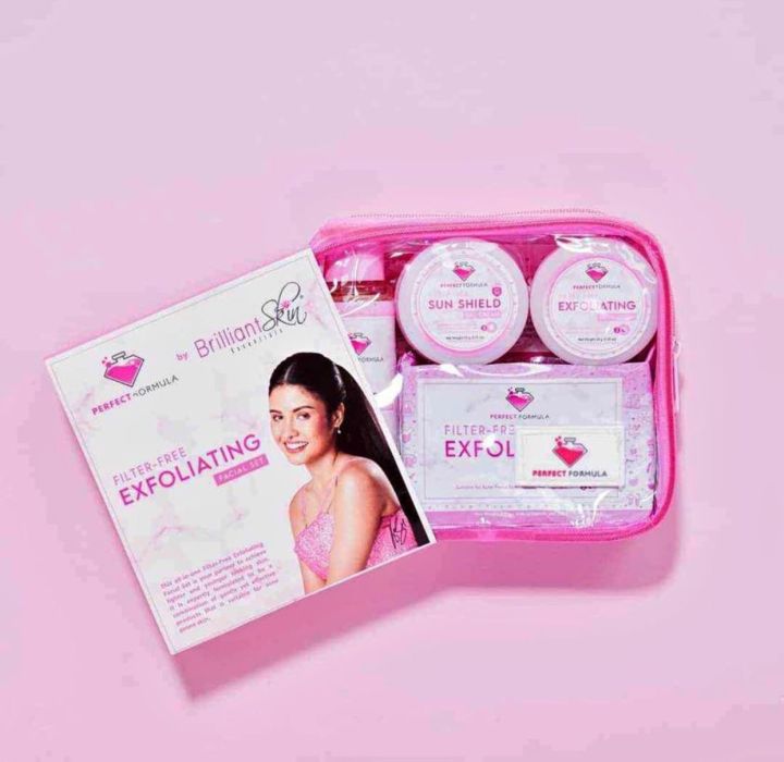 KT Perfect Formula Exfoliating Set By brilliant skin Filter Free Exfoliating Acne Pimples ...