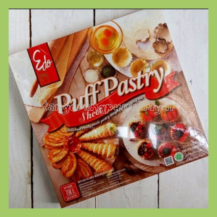Edo Puff Pastry 750gr Kulit Pastry Frozen | Lazada Indonesia