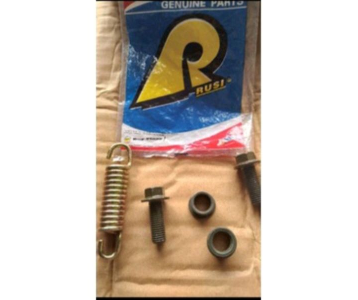 center stand bolt w/ bushing and spring rusi sc125/ gala/royal/Venus ...