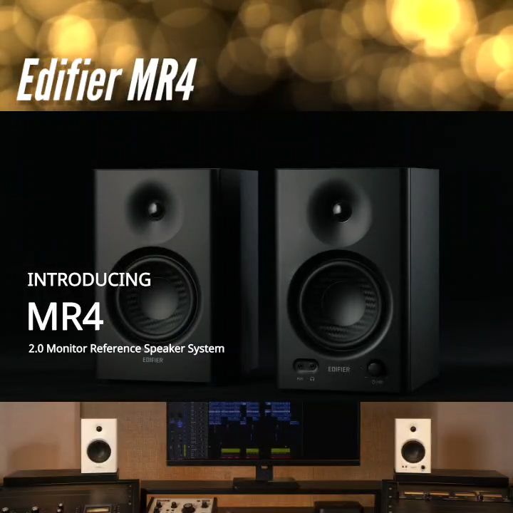 ลำโพง EDIFIER MR4 2.0 Monitor Reference Speaker System รับประกัน30เดือน ศูนย์ไทย | Lazada.co.th