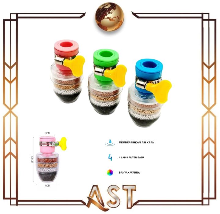 Filter Kran Air batu Sambungan Keran air Saringan Water filter ...