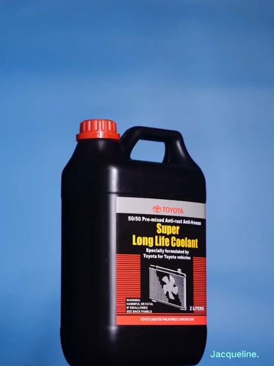 Toyota Genuine Coolant Pink Super Long Life - Ready to Use 2 Liters coolant for car radiator ...