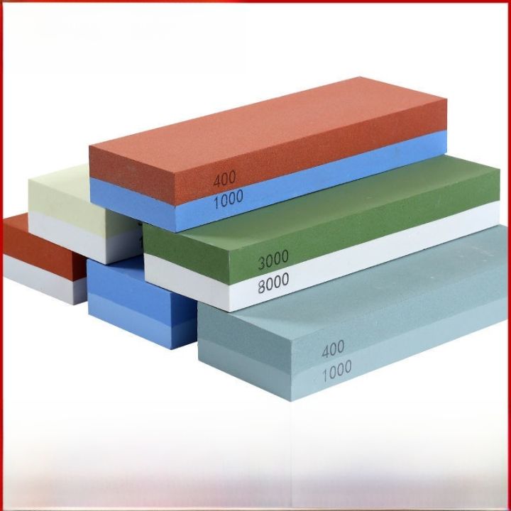 Double-Sided Coarse-Fine White Aluminum Oxide Sharpening Stone Outdoor ...
