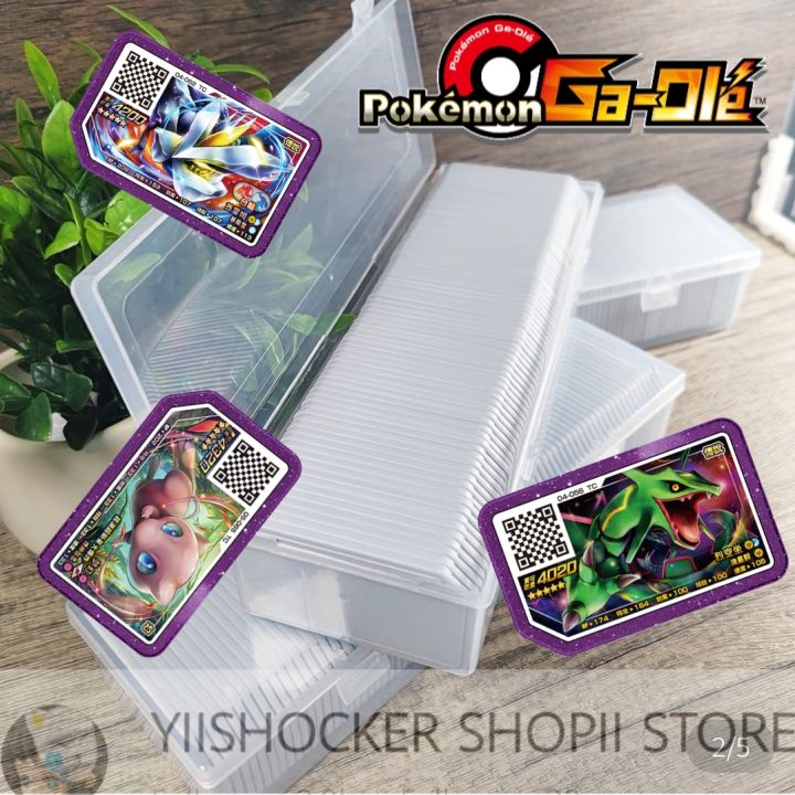 [Fits 76pcs] Pokemon Ga-Olé game disk Gaole card zip album storage box ...