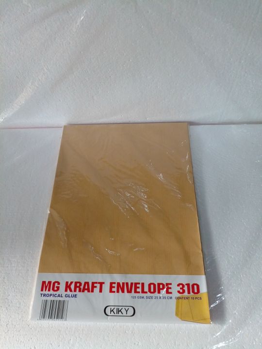 Amplop coklat / MG kraft String Button Envelope Tali 310 merk kiky ...