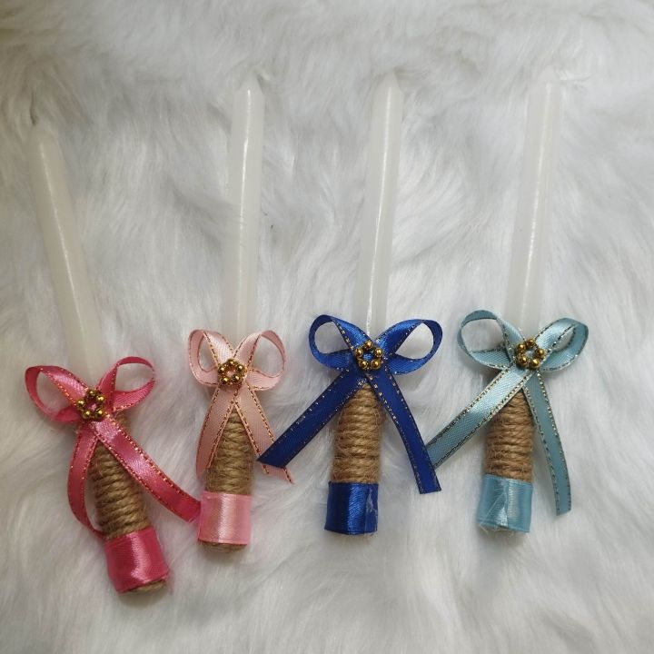 candles for baptismal, debut, 7th candles, house blessing and all ...