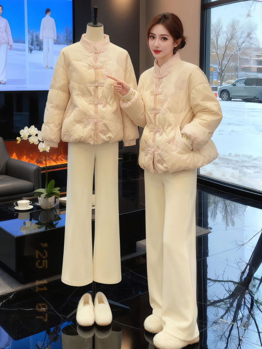 Shalldoer | New Chinese Style Thermal Warmth Thickening Tang Suit ...