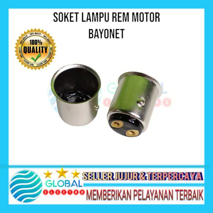 Soket lampu rem motor bayonet 2pin / Soket rem motor bayonet 2 pin ...