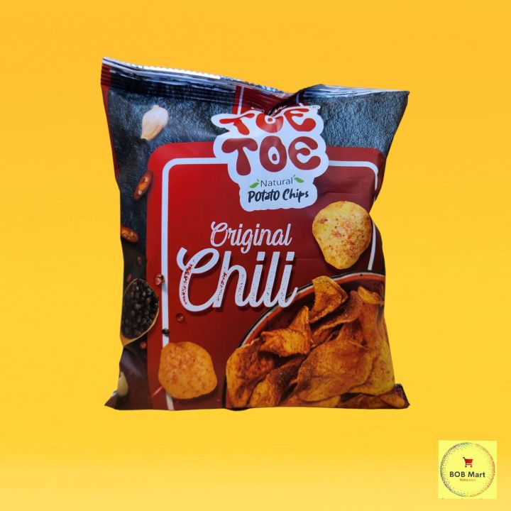 တိုးတိုး အာလူး ကြော် (အစပ်), Toe Toe Potato Chips (Spicy), มันฝรั่งทอด ...