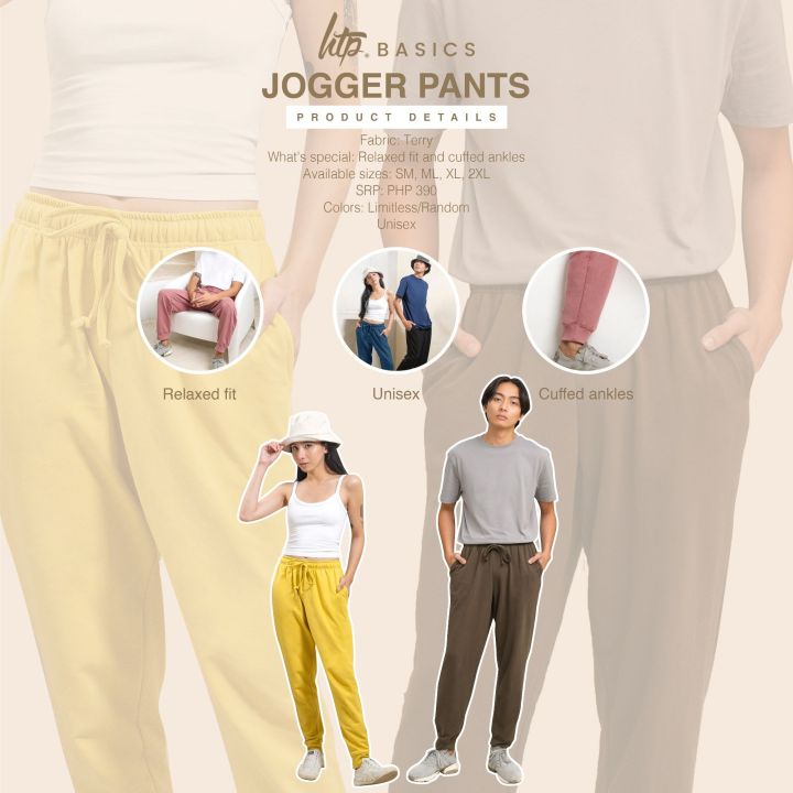 HTP Basics Jogger Pants | Lazada PH