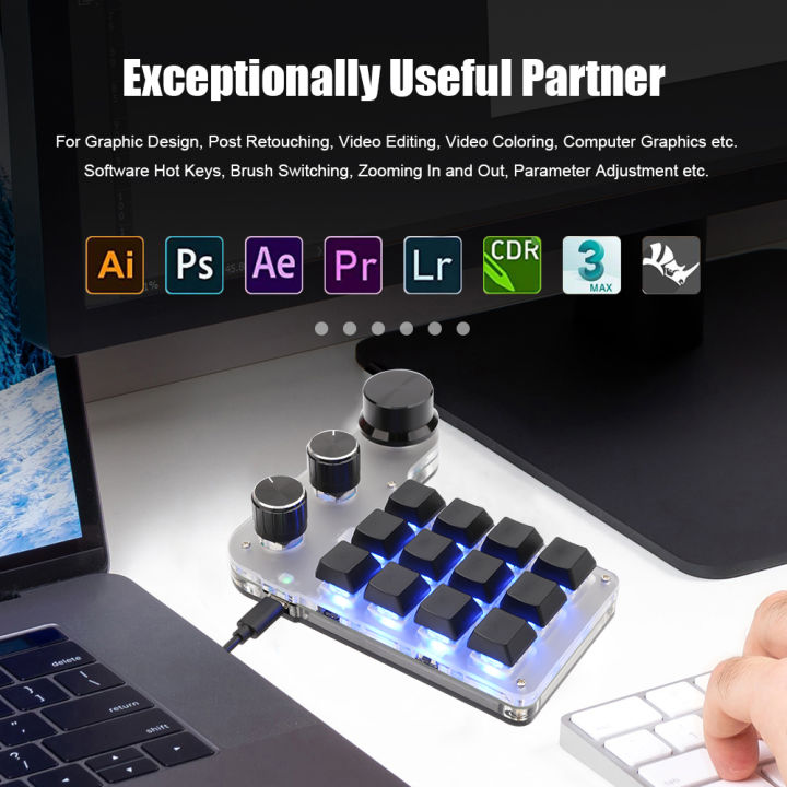 RGB Bluetooth Mechanical Keyboard Macro Programmable Keyboard Gaming ...