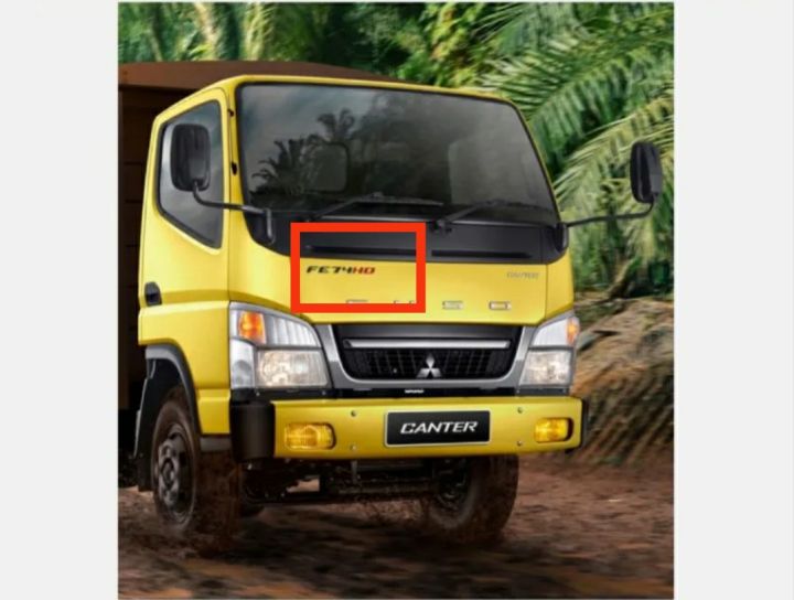 Stiker FE74HD New Canter Euro4 original mitsubishinasli km905986 | Lazada Indonesia