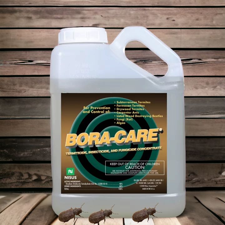 BoraCare Borate Salt (Borax) 1gal Wood Protectant for Wood Boarers ...