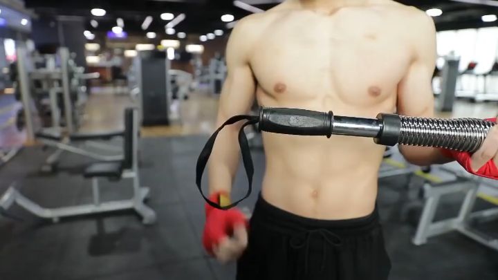 SUKE Spring Bar Resistance Bar Bend Bar Chest Arm Strength Training ...