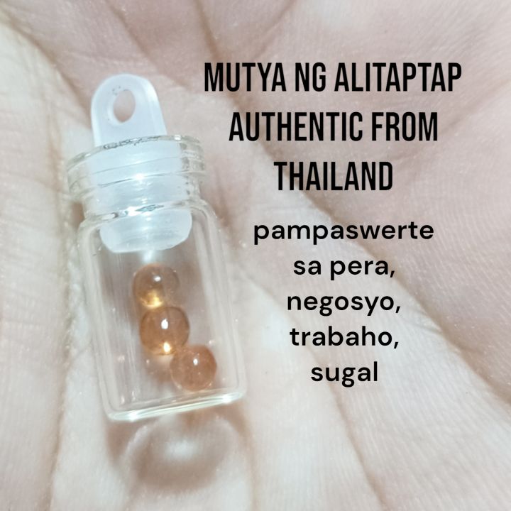 Mutya ng Alitaptap 3pcs/bote pendant Charms from Thailand with Oracion ...