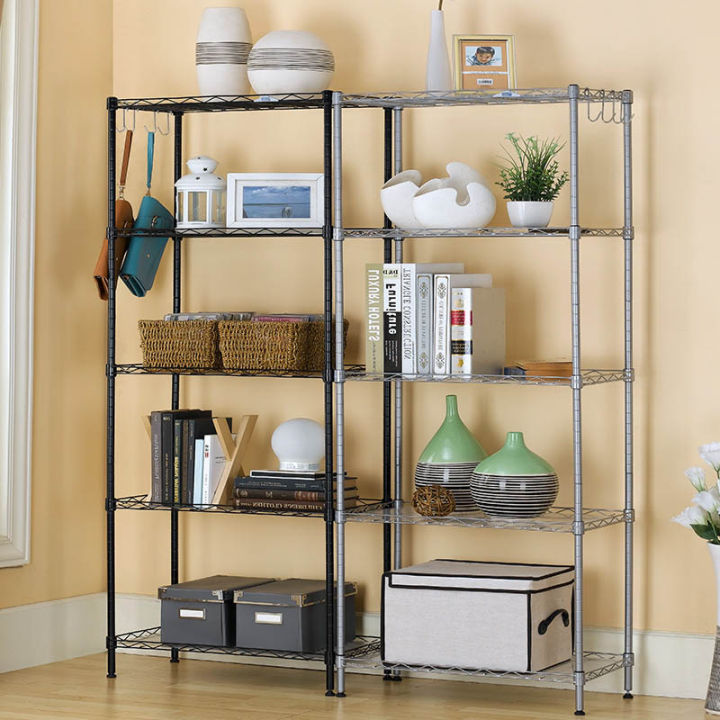 DIY multi-functional Home office storage shelf carbon steel bathroom ...