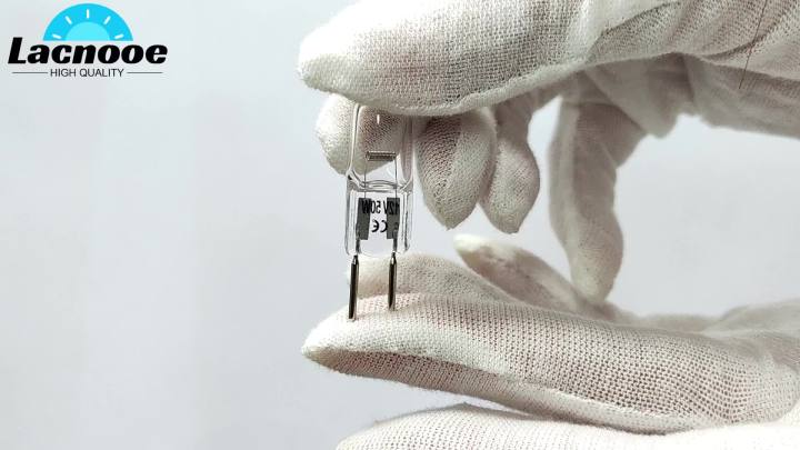 GY6.35 Halogen Bulb 50W, 12 Pack Dimmable GY6.35 Light Bulb Q50/CL/GY6 ...