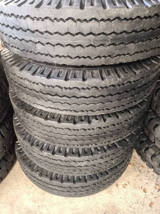 8.25-16 ยางหล่อดอกใหม่ ลายสร้อย รถ6ล้อ | Lazada.co.th