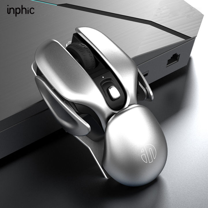 INPHIC PX2 Wireless Mouse Rechargeable Silent 1600DPI Creative Mouse 2 ...