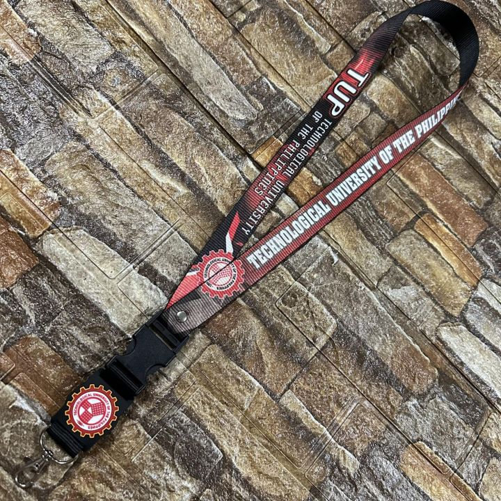 TUP w/RUBBER LOGO ID LACE LANYARD ID SLING | Lazada PH
