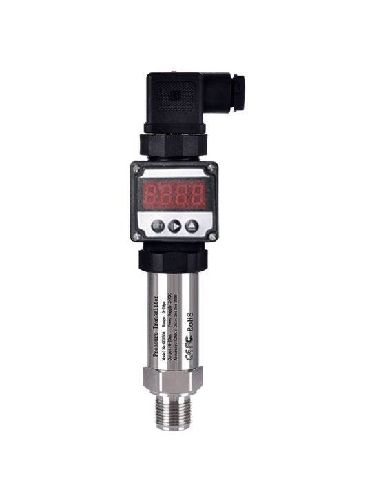 LED Display Pressure Transmitter Measurment -1-0-1000bar 4-20mA Output Oil Tank Gas Water G1/4 ...