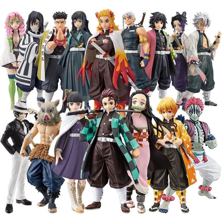 Demon Slayer 14-19ซม. อนิเมะปีศาจฆ่า Kimetsu No Yaiba Shinobu Nezuko ...